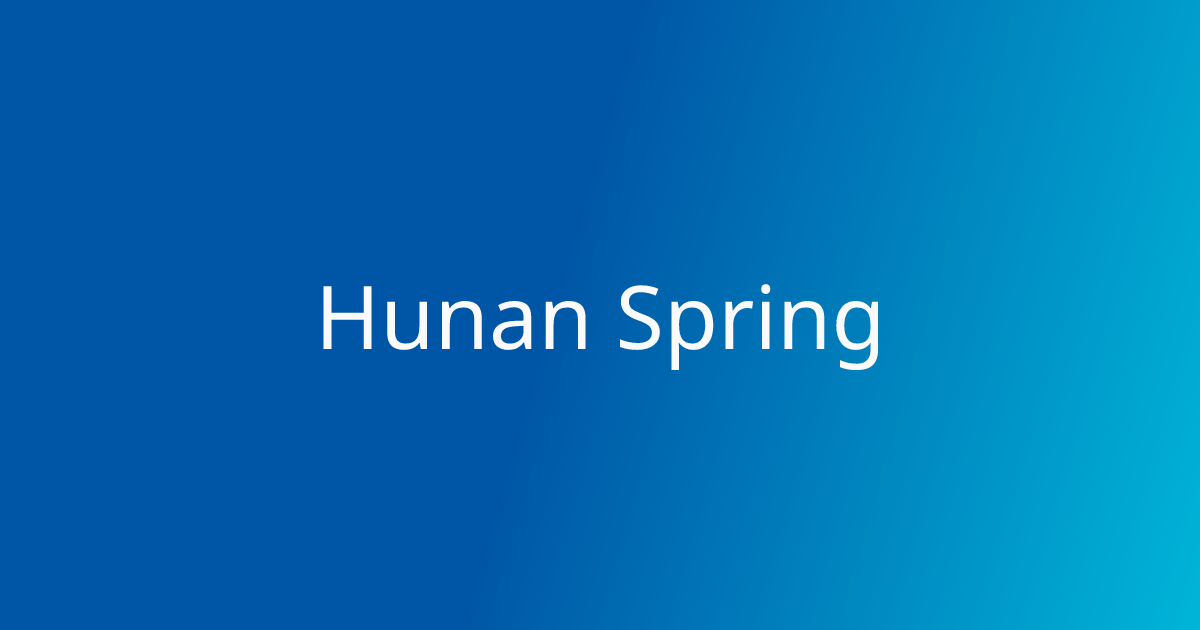 Order Authentic Chinese Online | Hunan Spring - Pickup or Delivery ...